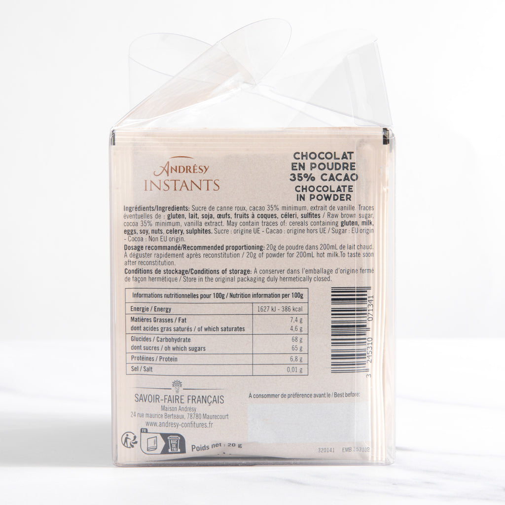 French Powdered Chocolate Pouches – wuzafood