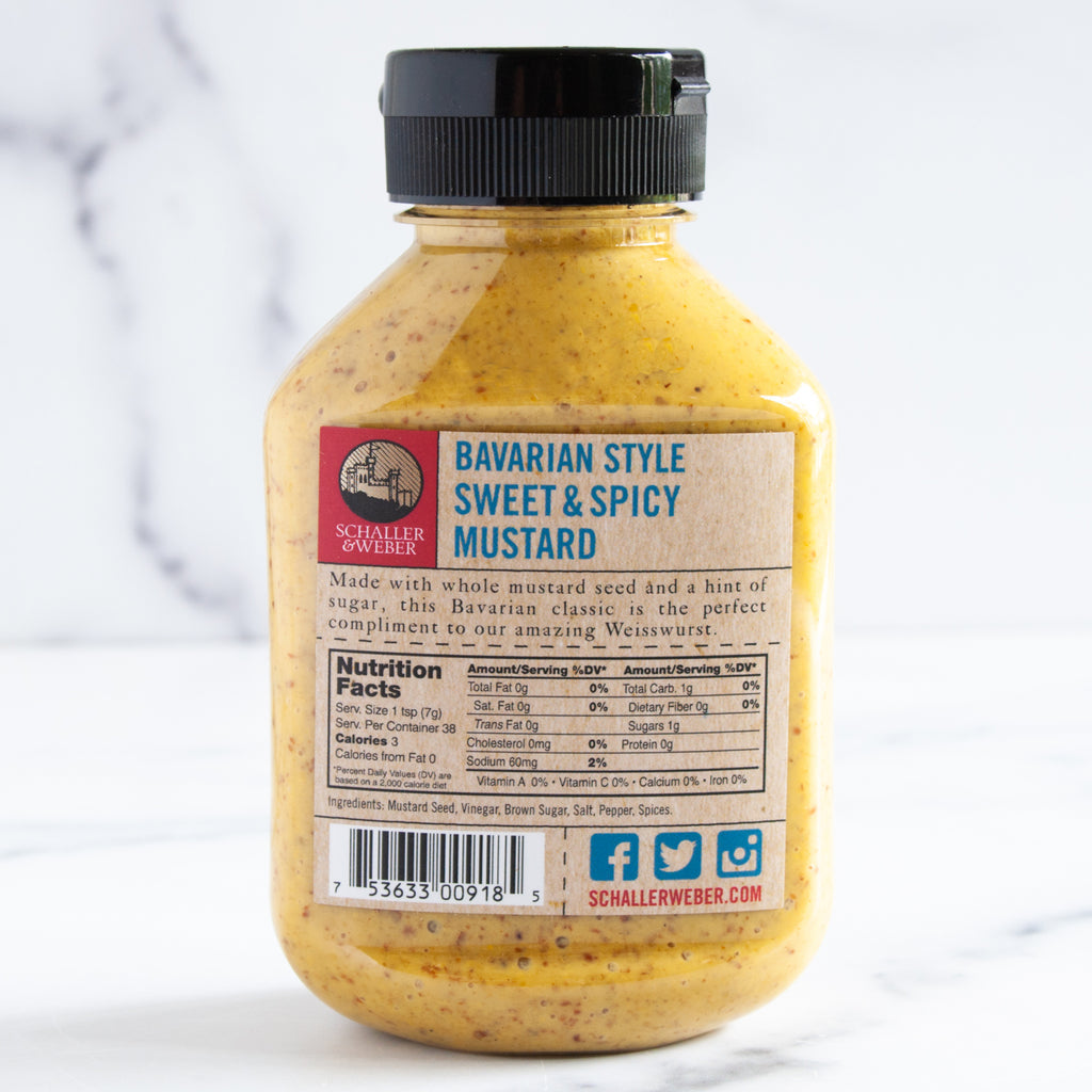 Bavarian Sweet & Spicy Mustard – wuzafood